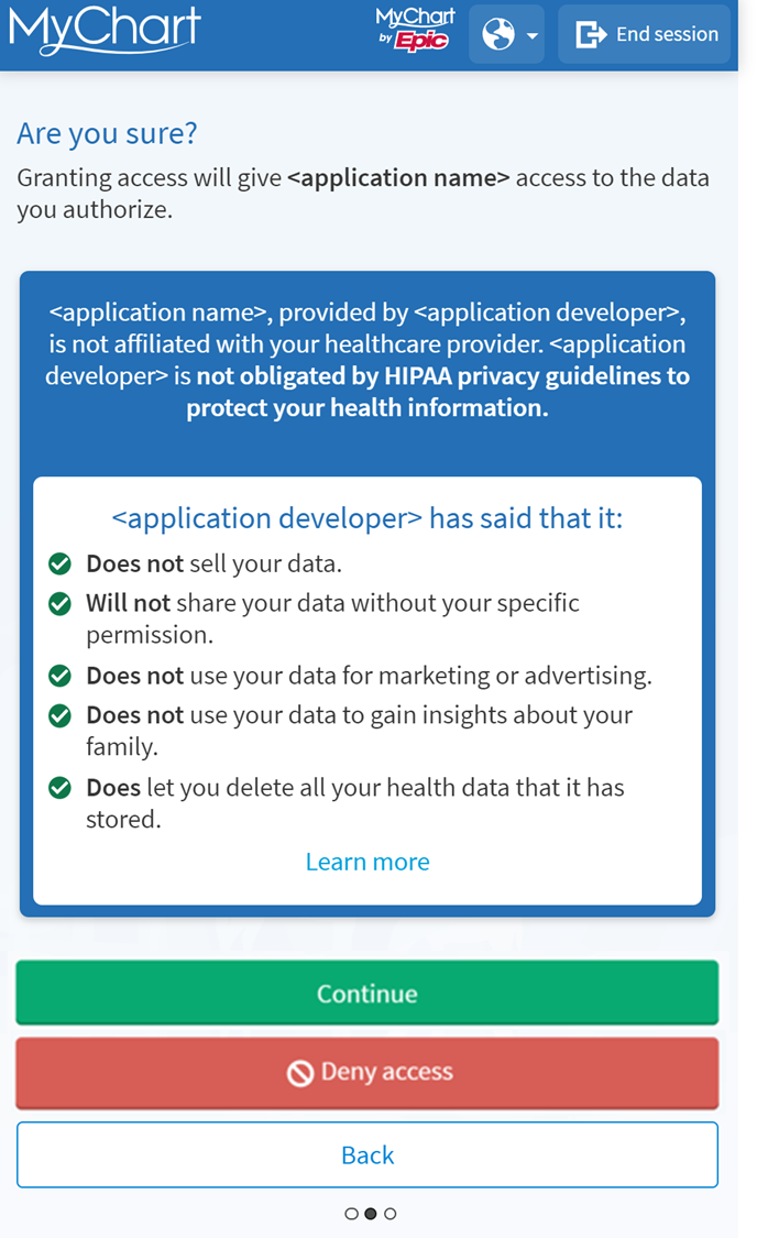 open.epic :: Patient Authentication